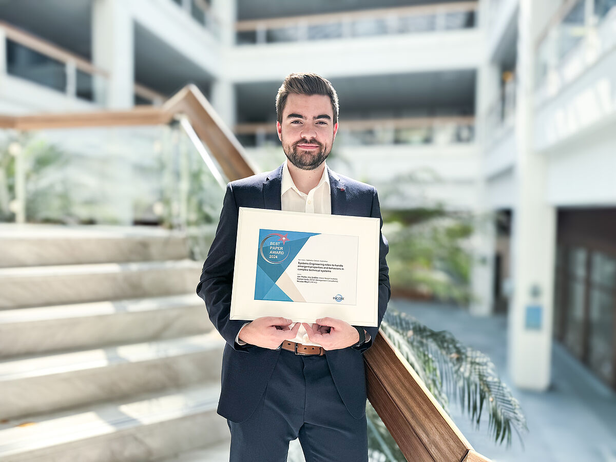 Best Paper Award des “34. Annual INCOSE Symposium 2024” | Heinz Nixdorf Institut (HNI)